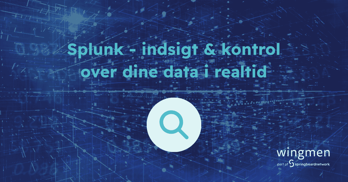 Splunk | Få fuld indsigt og kontrol over dine data i realtid | Wingmen
